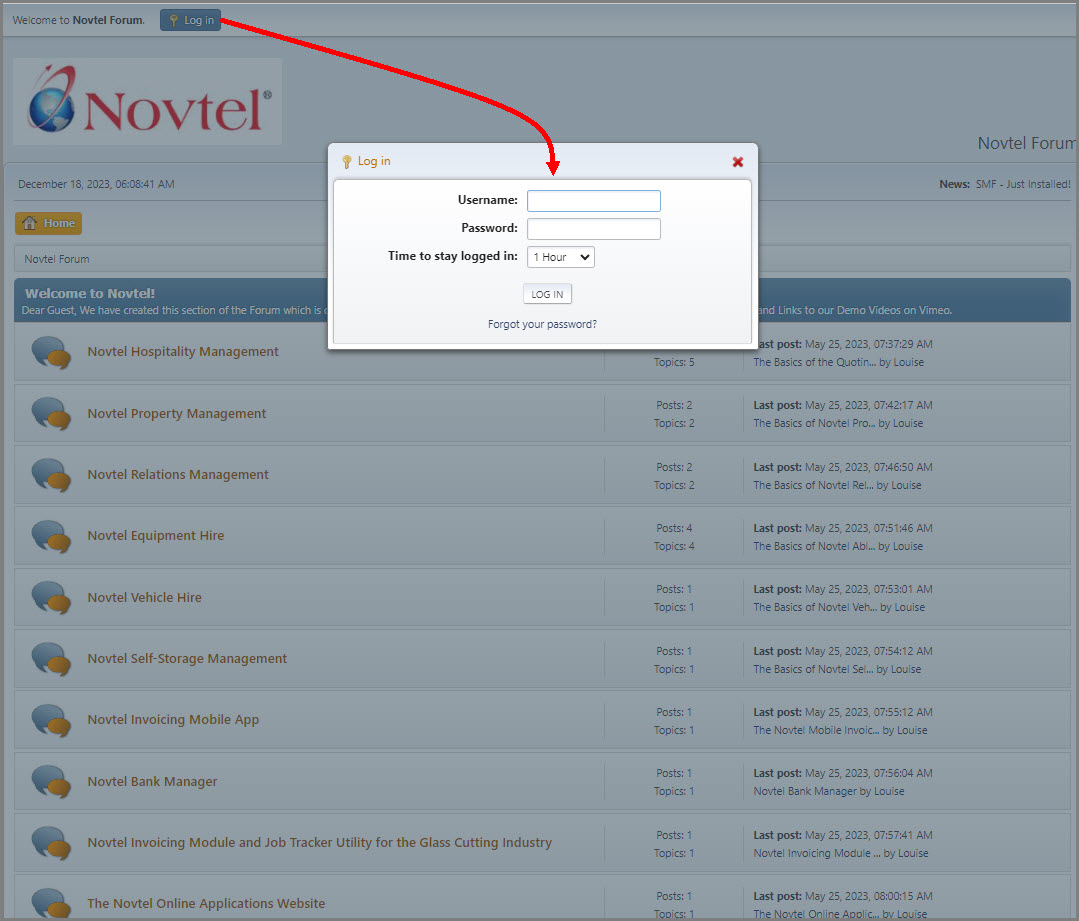 The Novtel Forum – Novtel Rental Software Specialists